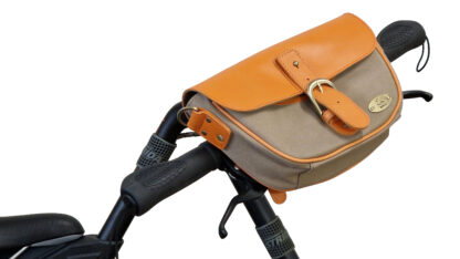 Leather STRIDA Handlebar Bag - STRIDA Folding Bikes